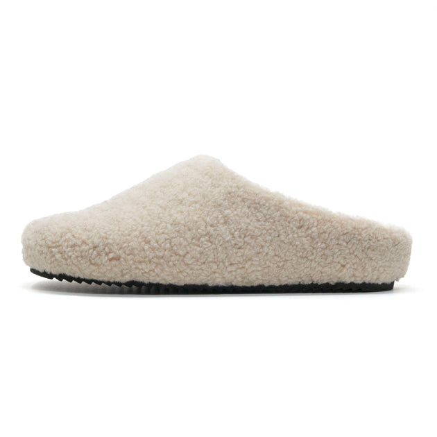 ROAM FUZZY CLOG BONE FAUX SHEARLING – R0AM